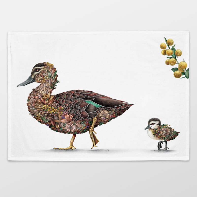 Organic Cotton Tea Towel – Pacific Black Duck (LESS THAN PERFECT ITEM ...