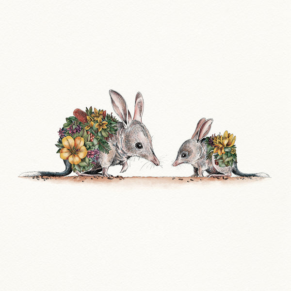 Bilby & Joey - Giclée Print – Marini Ferlazzo - Art for Wildlife
